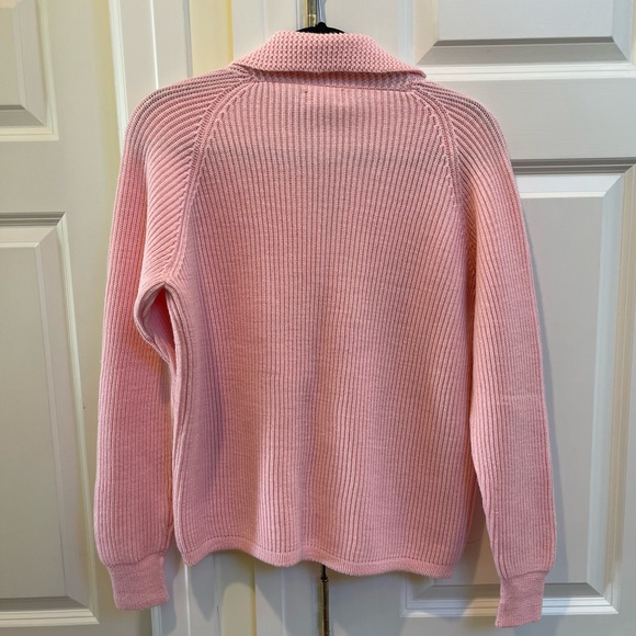 jaeger | Sweaters | Jaeger Vintage All Wool Pink Button Down Sweater ...
